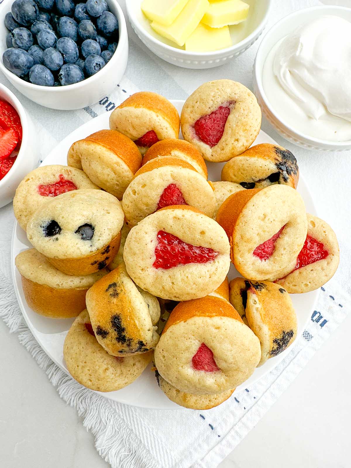 Mini Pancake Bites - Midwestern Holidays