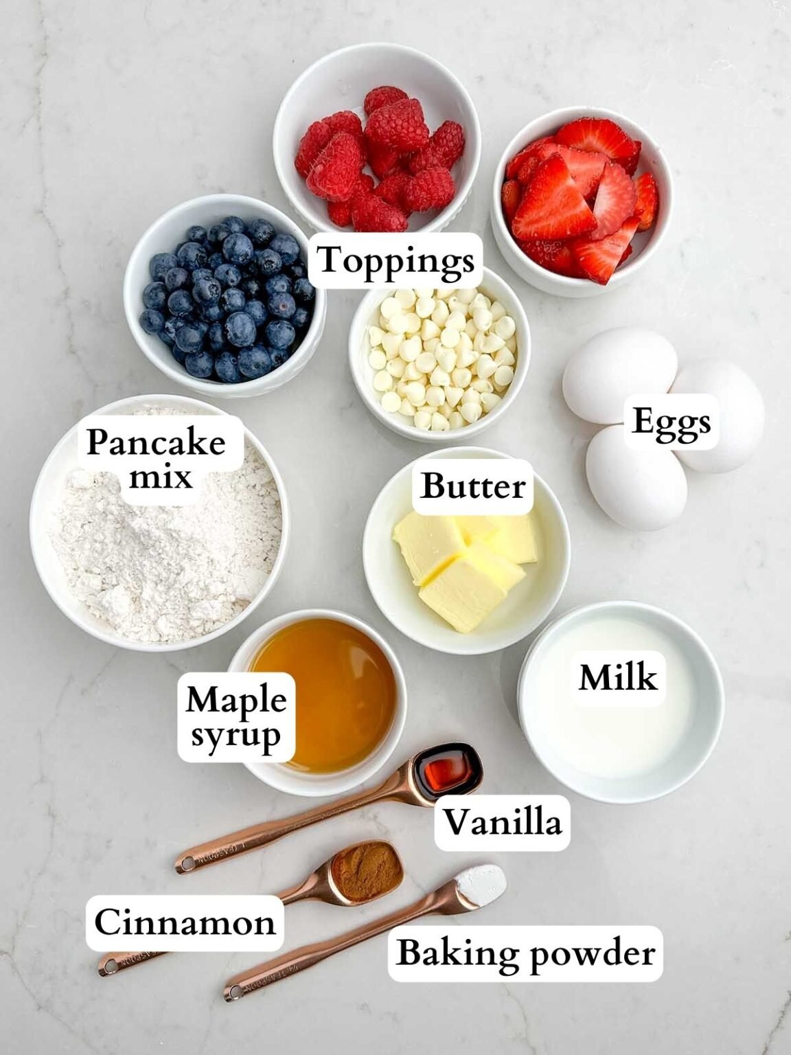 Sheet Pan Pancakes (from Mix) - Midwestern Holidays