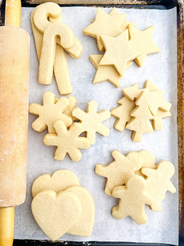 Red Velvet Cut Out Cookies - Midwestern Holidays