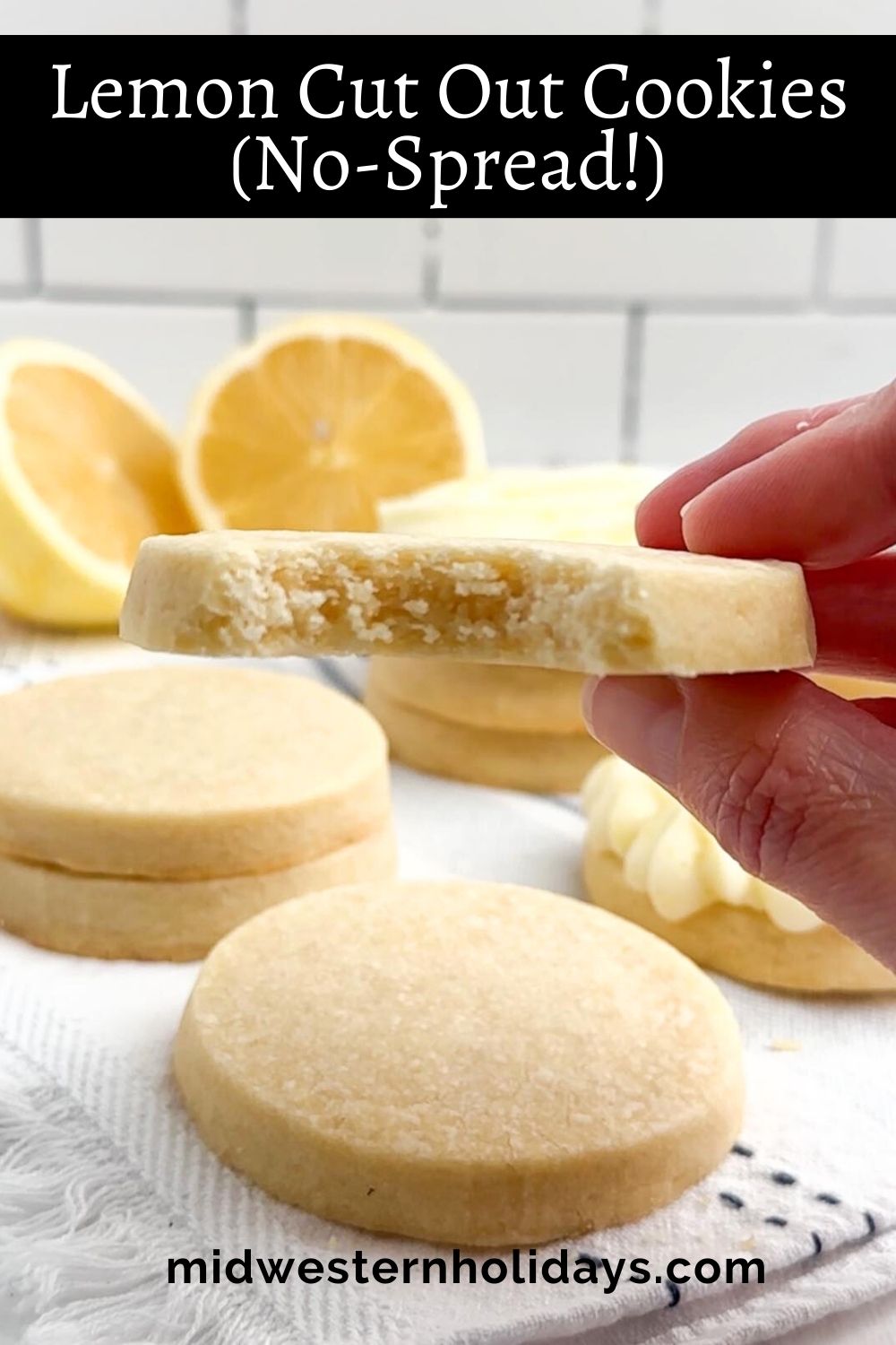 Lemon Cut Out Cookies - Midwestern Holidays