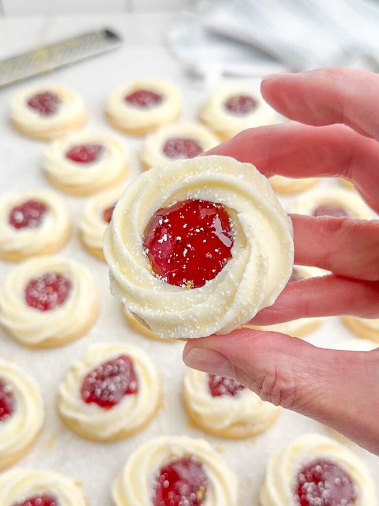 Strawberry Jam Cookies - Midwestern Holidays