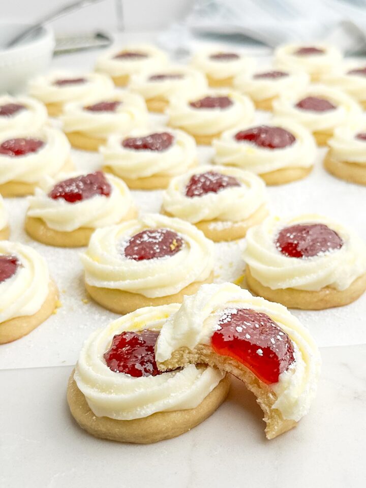 Strawberry Jam Cookies - Midwestern Holidays