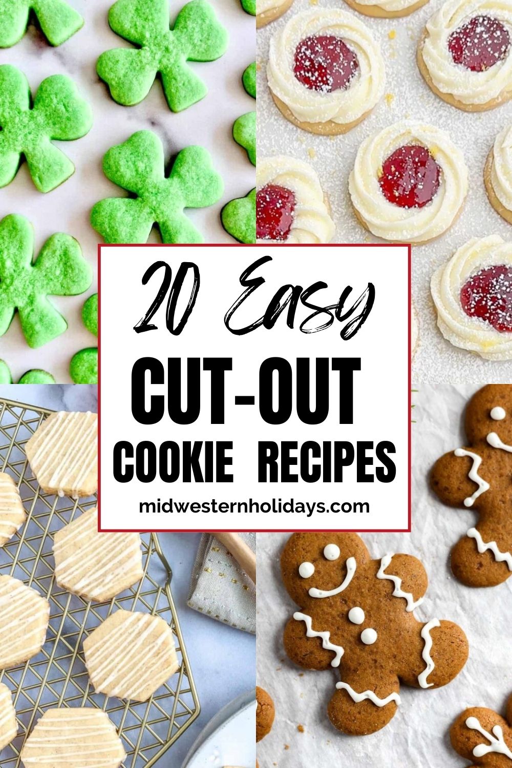 20 BEST Cut-Out Cookie Recipes - Midwestern Holidays