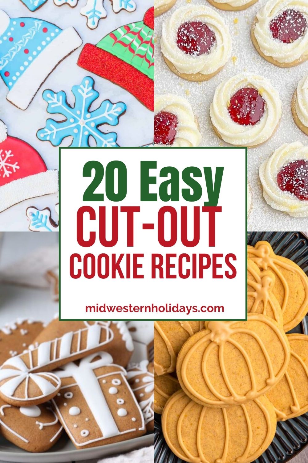 20 BEST Cut-Out Cookie Recipes - Midwestern Holidays