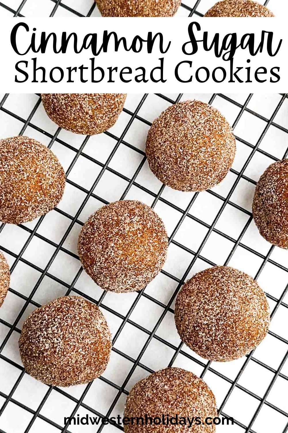 Cinnamon Shortbread Cookies - Midwestern Holidays