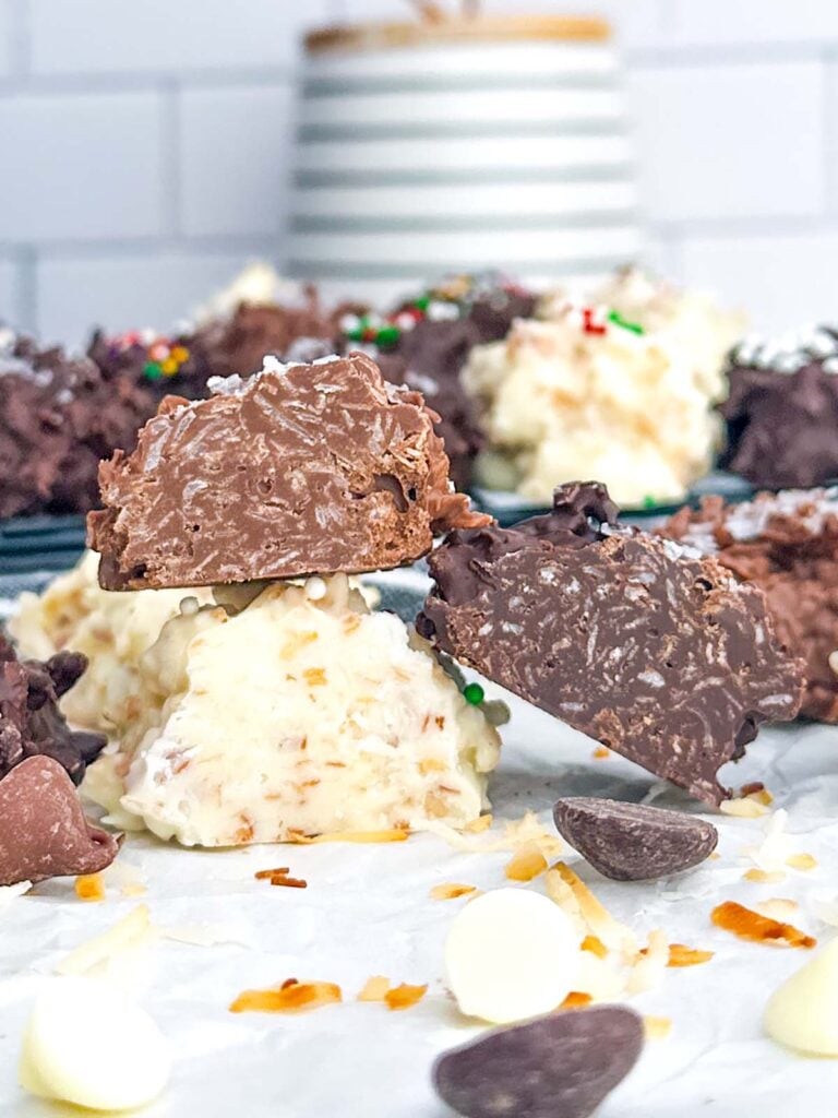 Coconut Clusters - Midwestern Holidays