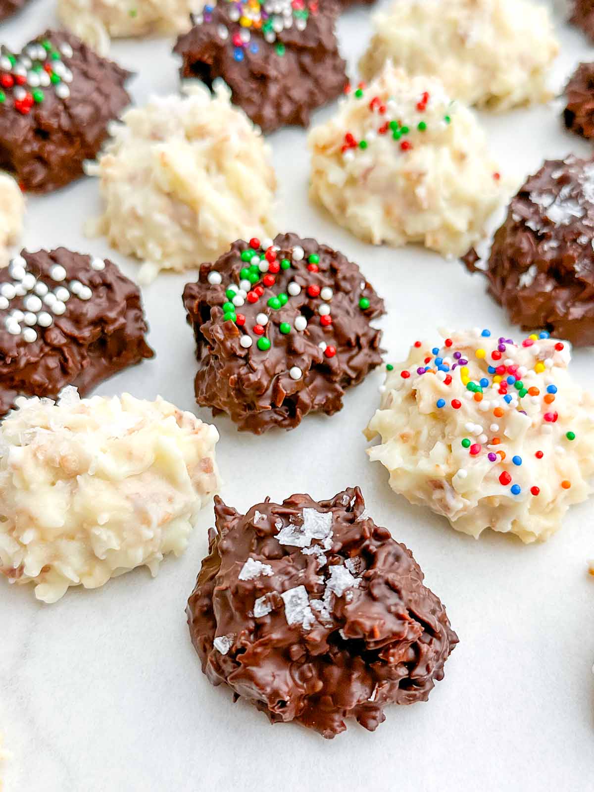 Coconut Clusters - Midwestern Holidays