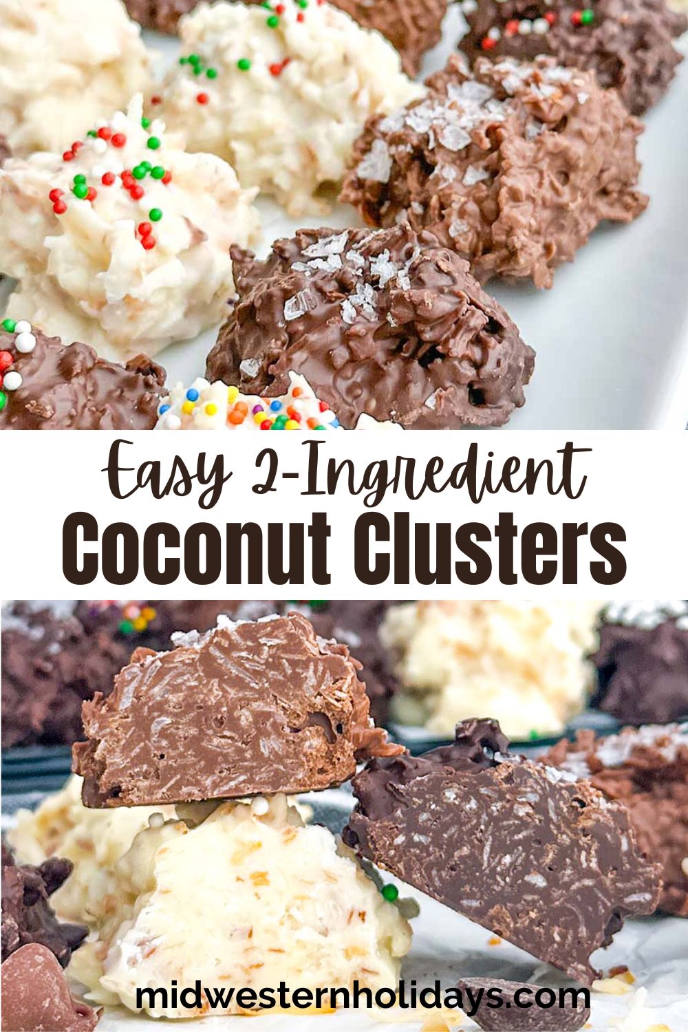 Coconut Clusters - Midwestern Holidays