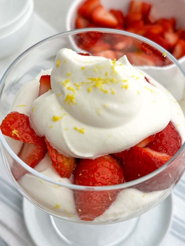 Strawberry & Whipped Cream Cake - Midwestern Holidays