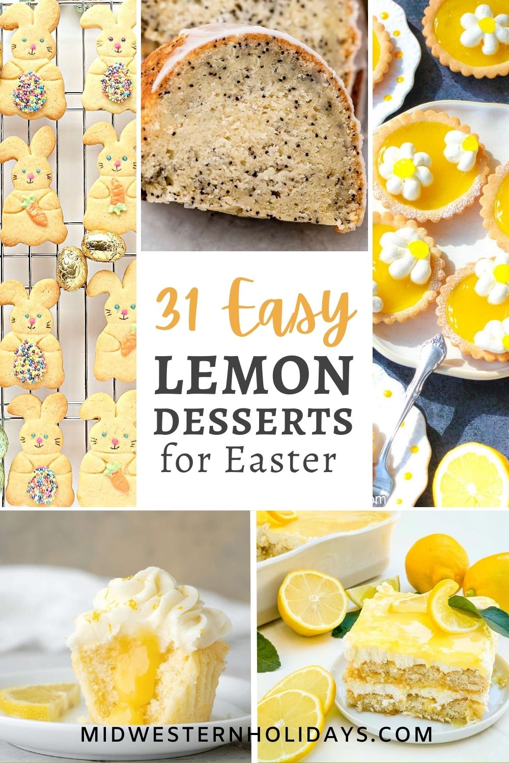 31 Lemon Desserts for Easter - Midwestern Holidays