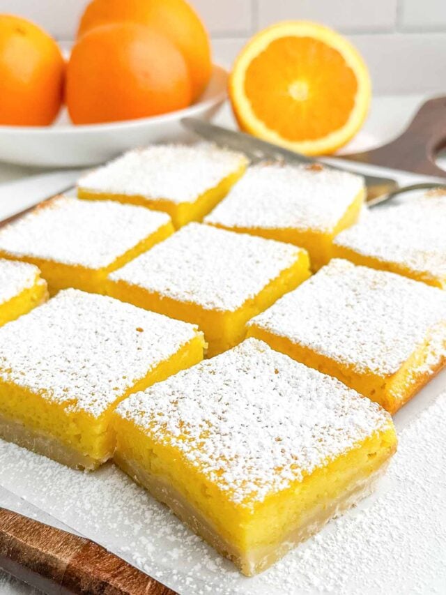 Orange Bars - Midwestern Holidays