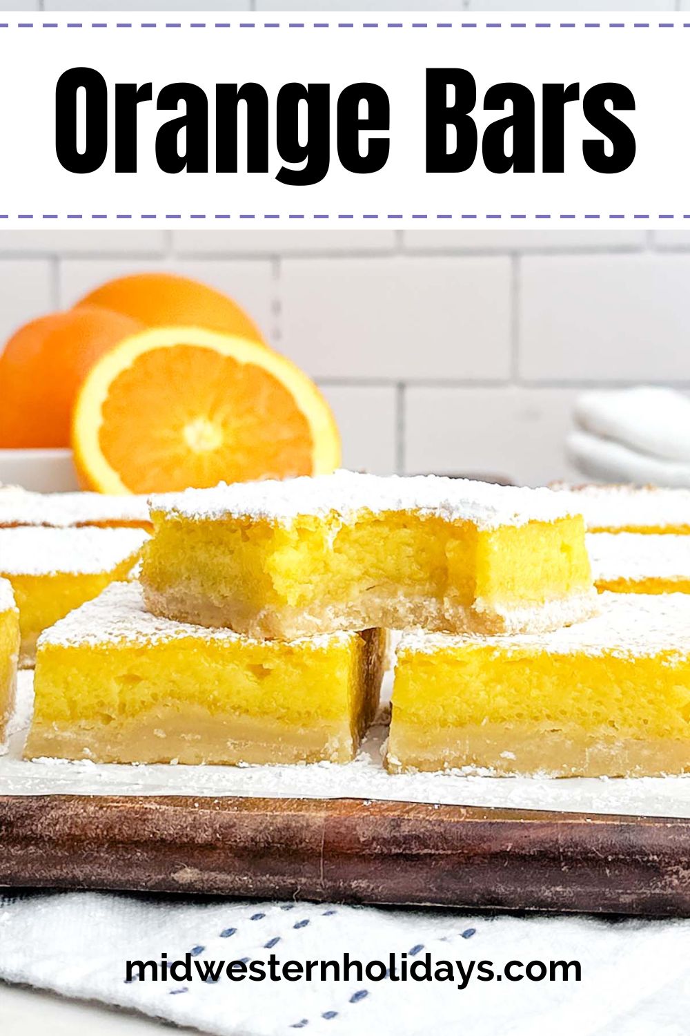 Orange Bars - Midwestern Holidays