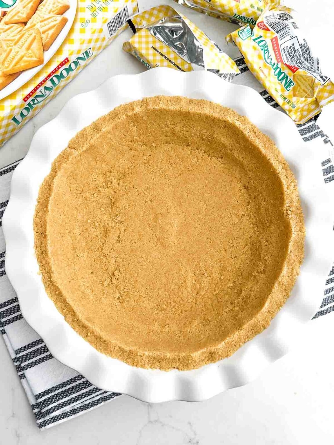 3-Ingredient Shortbread Cookie Crust (Baked or No-Bake) - Midwestern ...
