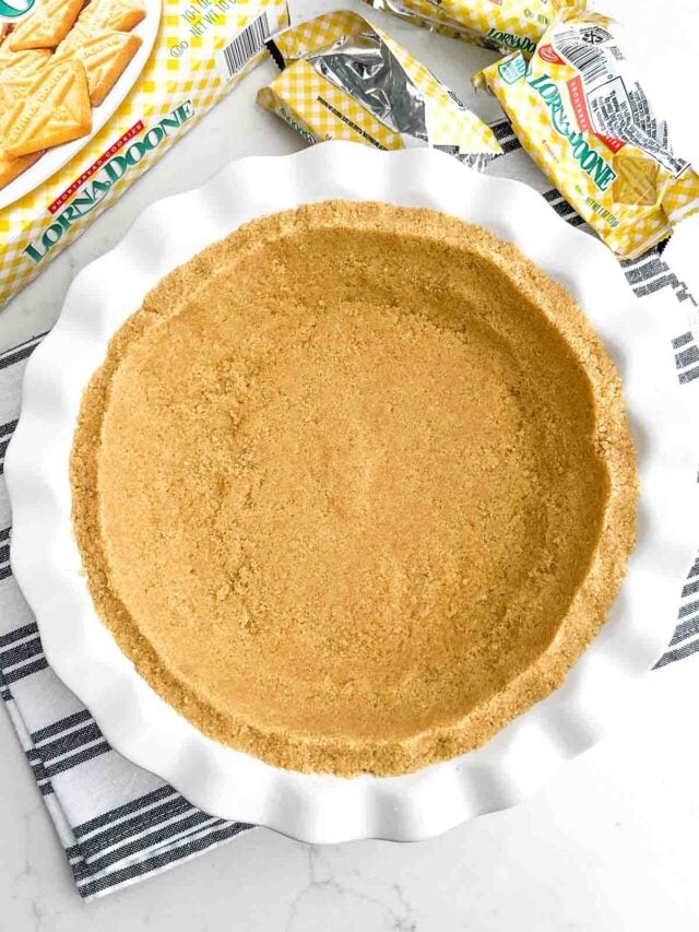 3-Ingredient Shortbread Cookie Crust (Baked or No-Bake) - Midwestern ...