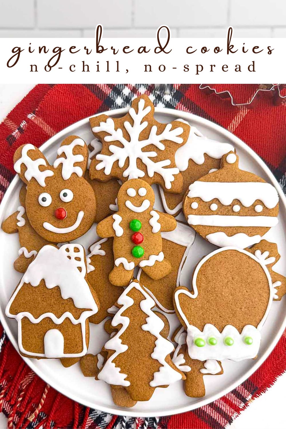 Soft Cut Out Gingerbread Cookies (No Chill) - Midwestern Holidays